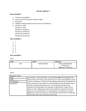 BAM 026 - Module 1 - BAM 026: MODULE 1 ACTIVITY 1 What I know Questions ...