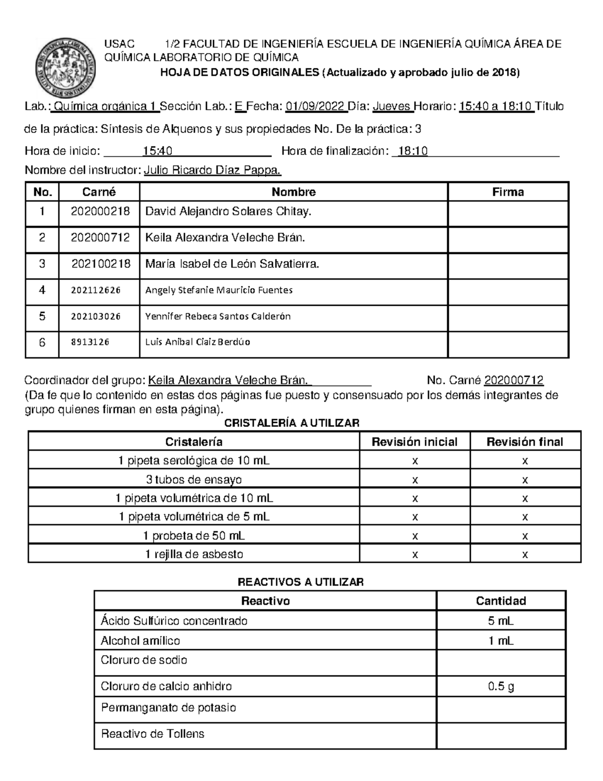 HDO- Practica 3 - Es de lab de orga - USAC 1/2 FACULTAD DE INGENIERÍA ESCUELA DE INGENIERÍA ...
