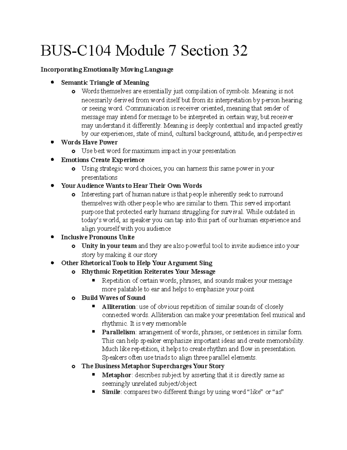 BUS-C104 Module 7 Section 32 - BUS-C104 Module 7 Section 32 ...