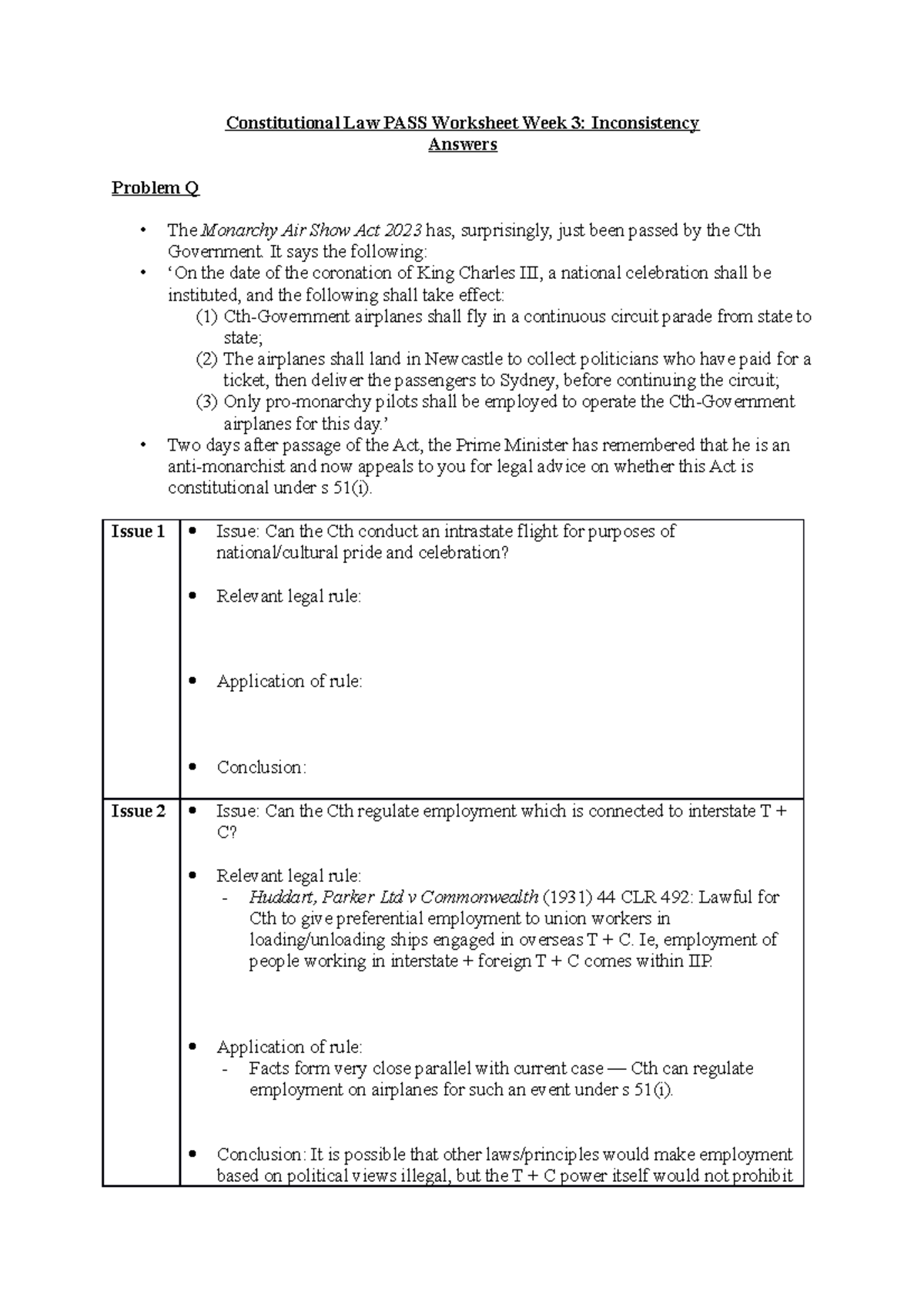 As PASS Wk 3 Worksheet - Pass - Constitutional Law PASS Worksheet Week ...