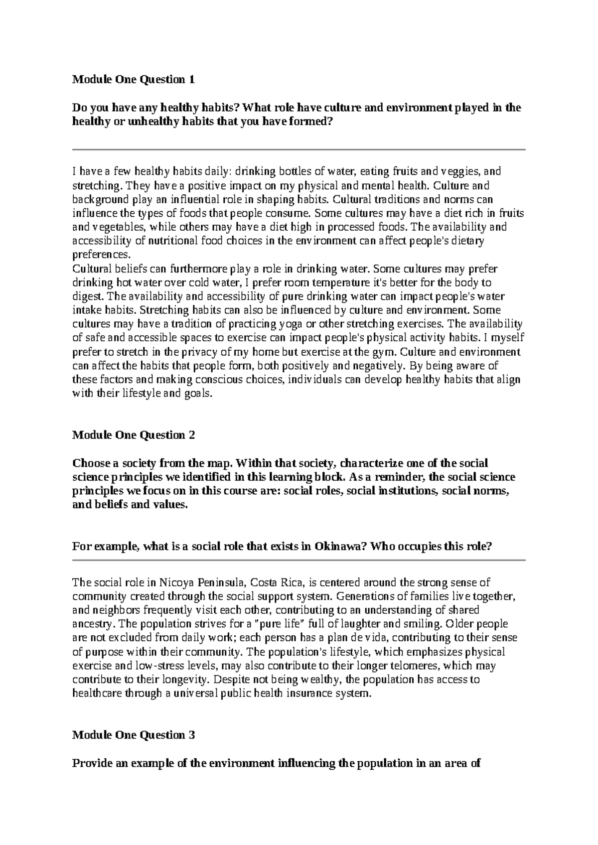 Kellye Holbrook SCS 200 Applied Social Sciences - Module One Question 1 ...