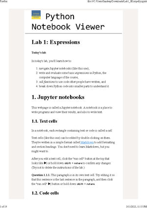 Lab02 - Fundamentals of data science - Python Notebook Viewer Lab 2: Table operations Welcome to ...