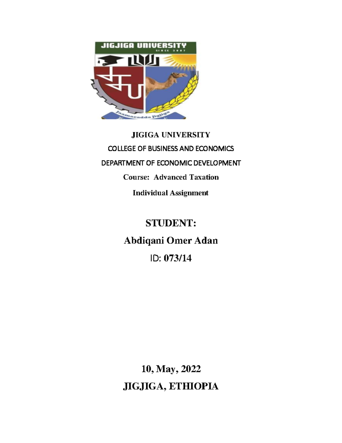 Assignment taxation 1 - The rational of this paper examines legislative ...