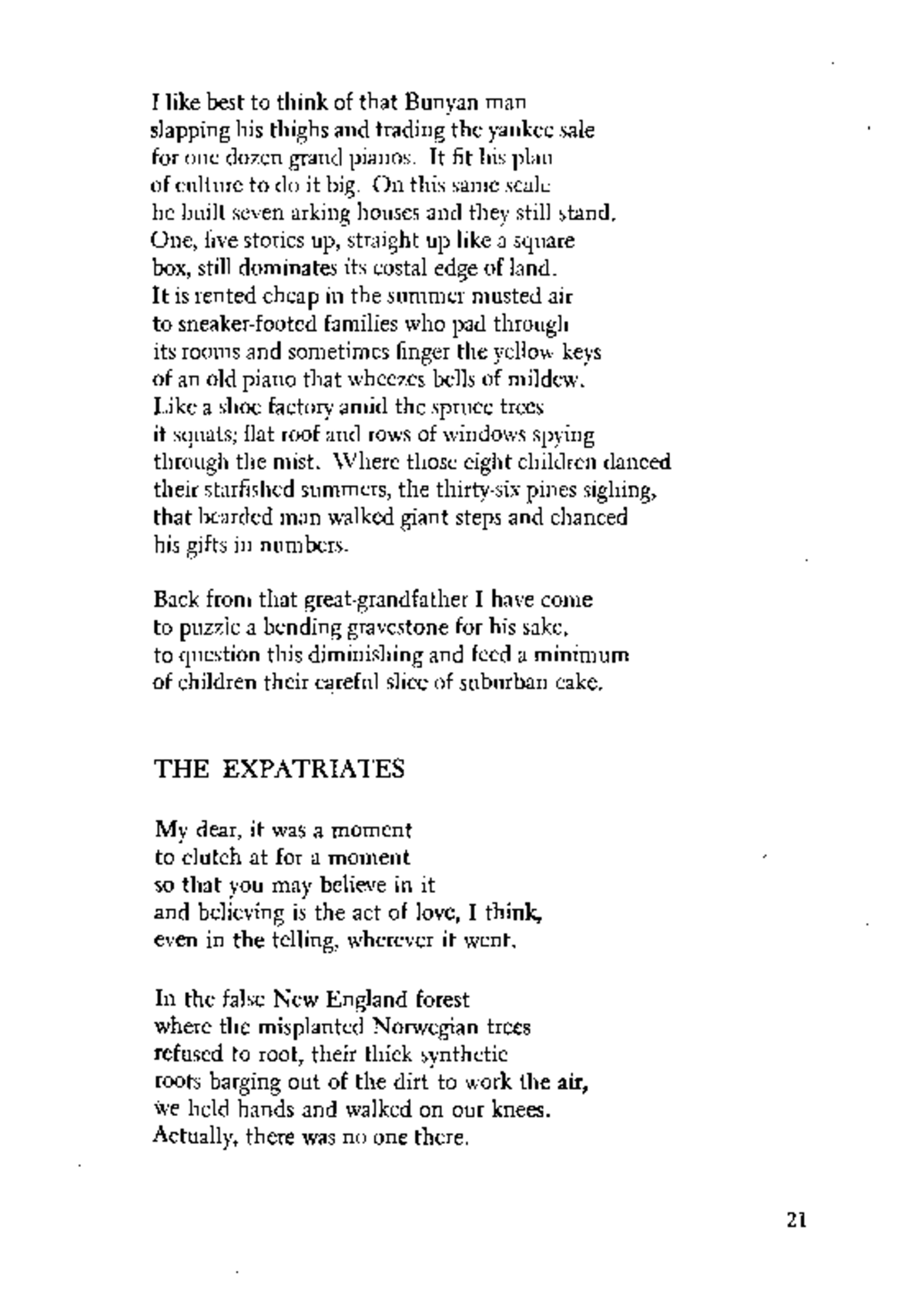 Anne Sexton - The Complete Poems 49 - I like best to think of that ...