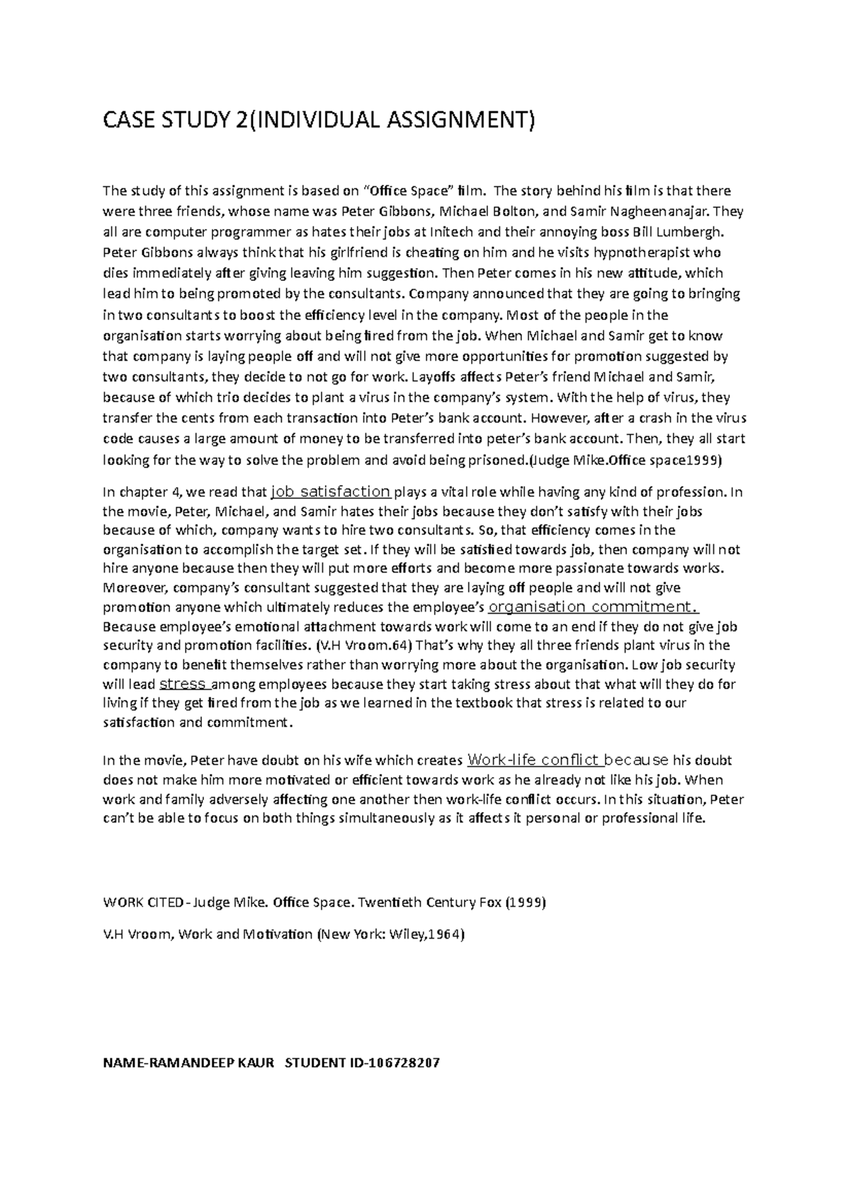 OBR Assignment CASE Study 2 - CASE STUDY 2(INDIVIDUAL ASSIGNMENT) The ...