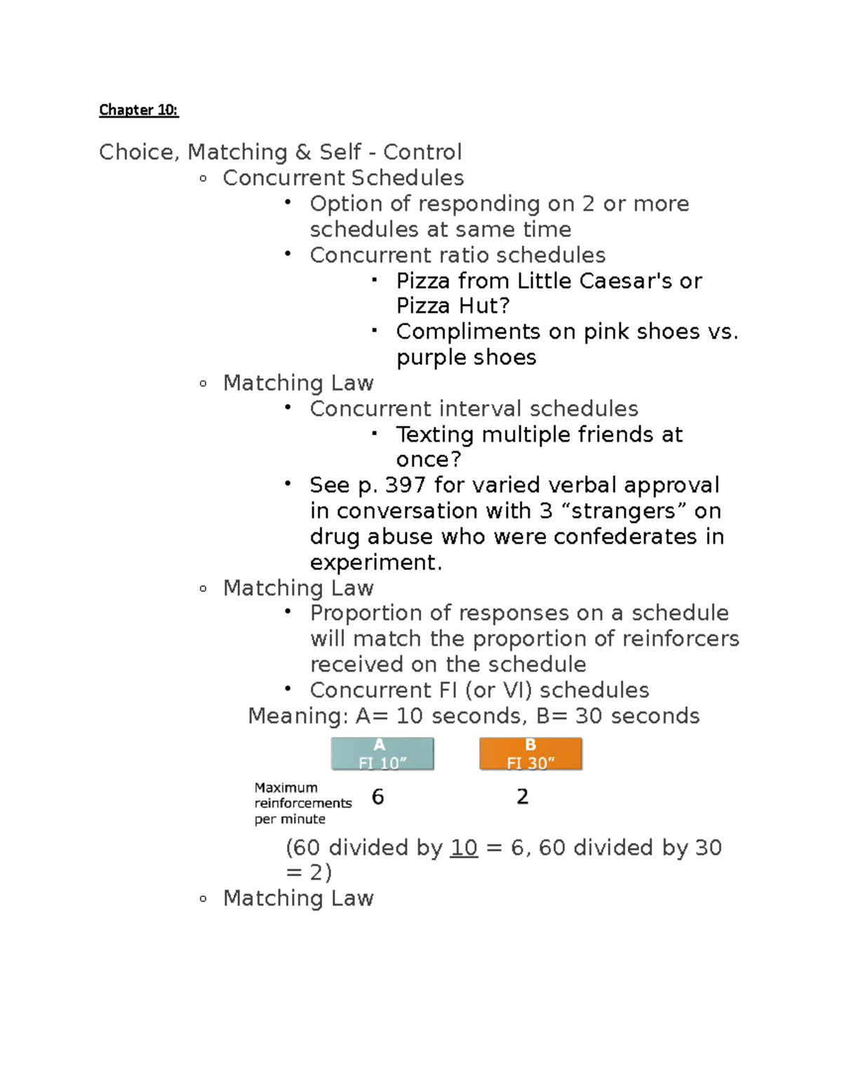 POL 10 - This is chapter notes, for Jeffrey Stowell's in person Class ...