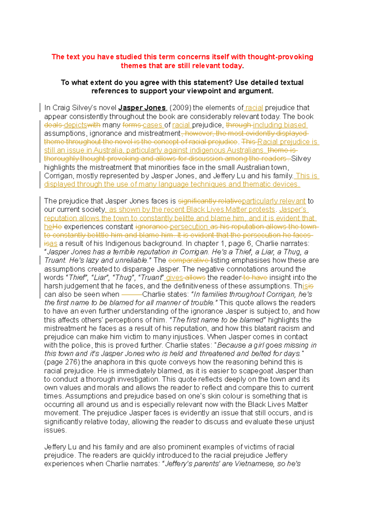 English essay copy - Grade: A - EDUC 4035 - UniSA - Studocu