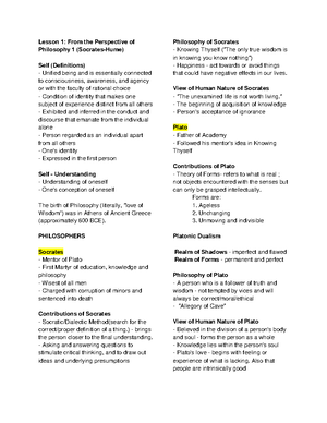 Module # 4 Assignment (UTS) - Understanding the self - Studocu