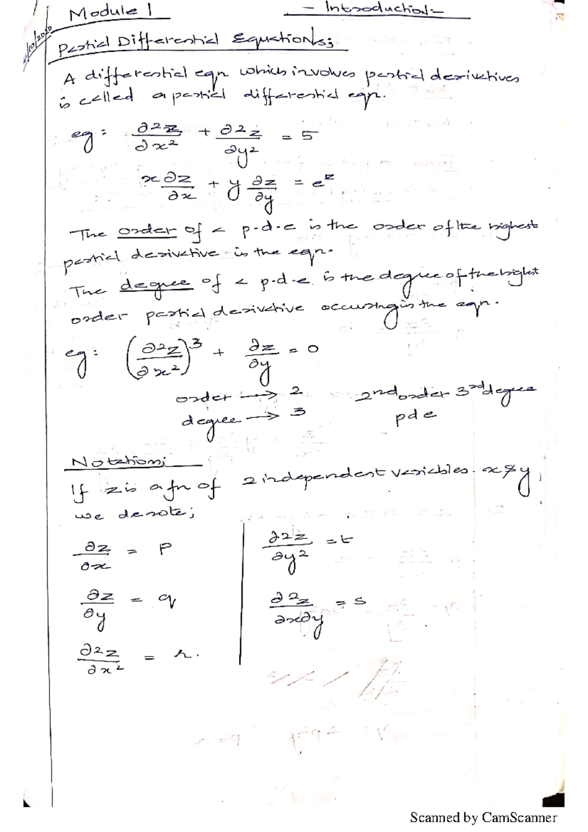 S3 Maths Module 1 - MATHEMATICS - Partial Differential Equations And ...