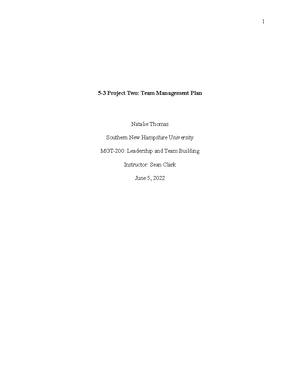 MGT-200 2-1 Activity- Personality Assessment - Professional Skills ...