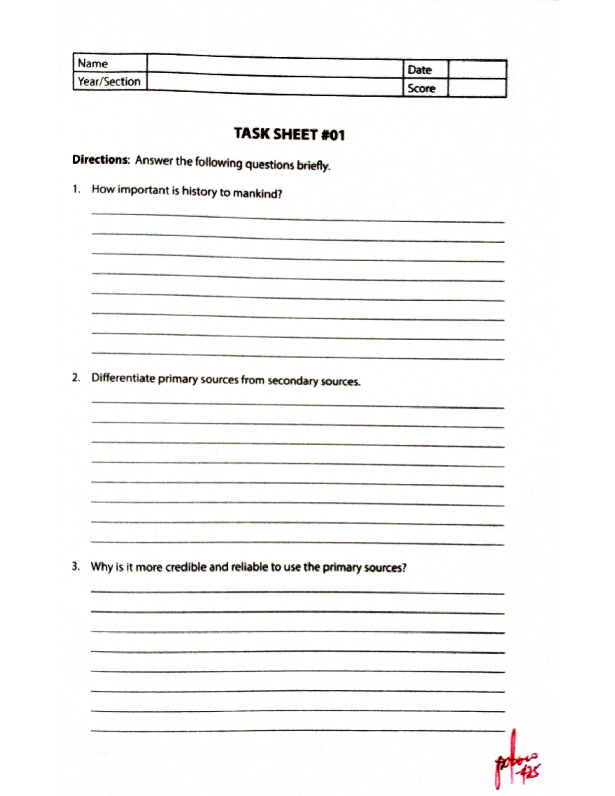 RIPH-Task-Sheets - this is only a task sheets for reading in history i ...