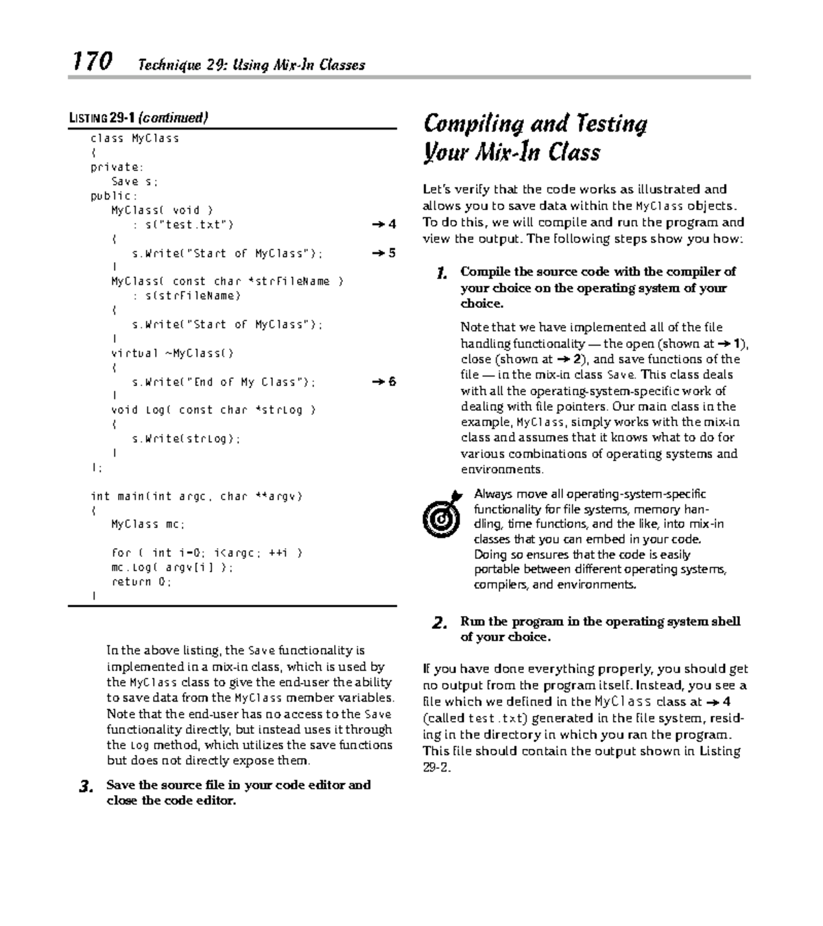C Timesaving Techniques 33 170 Technique 29 Using Mix In Classes Compiling And Testing