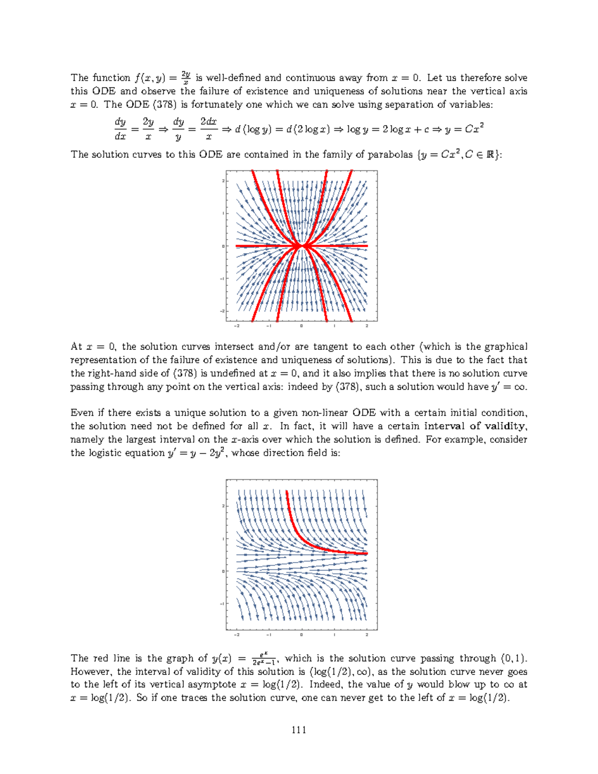18.03 Lecture Summary Notes 12 - The function f (x, y) = 2 xy is well ...