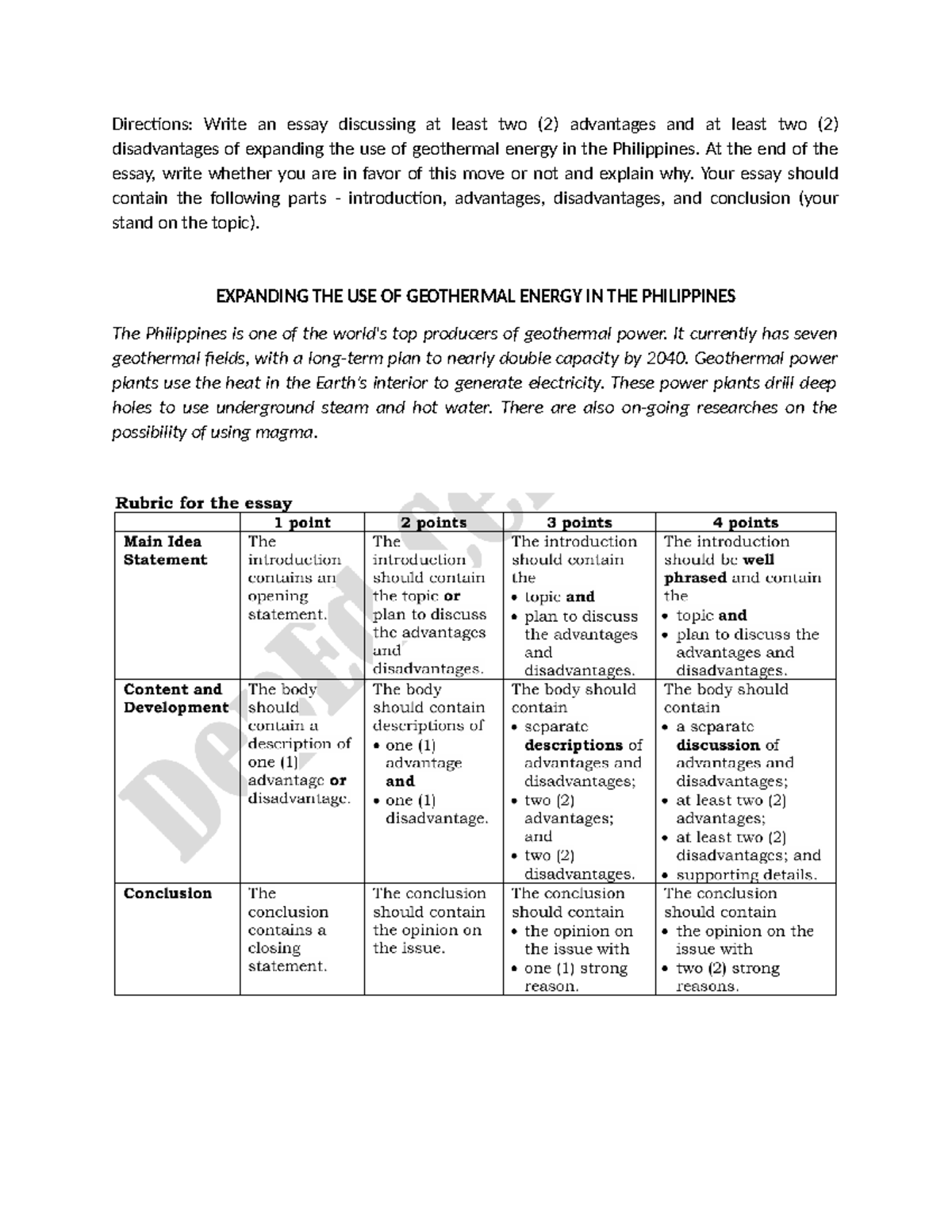ELS-module-Activity - nothing much - Directions: Write an essay ...