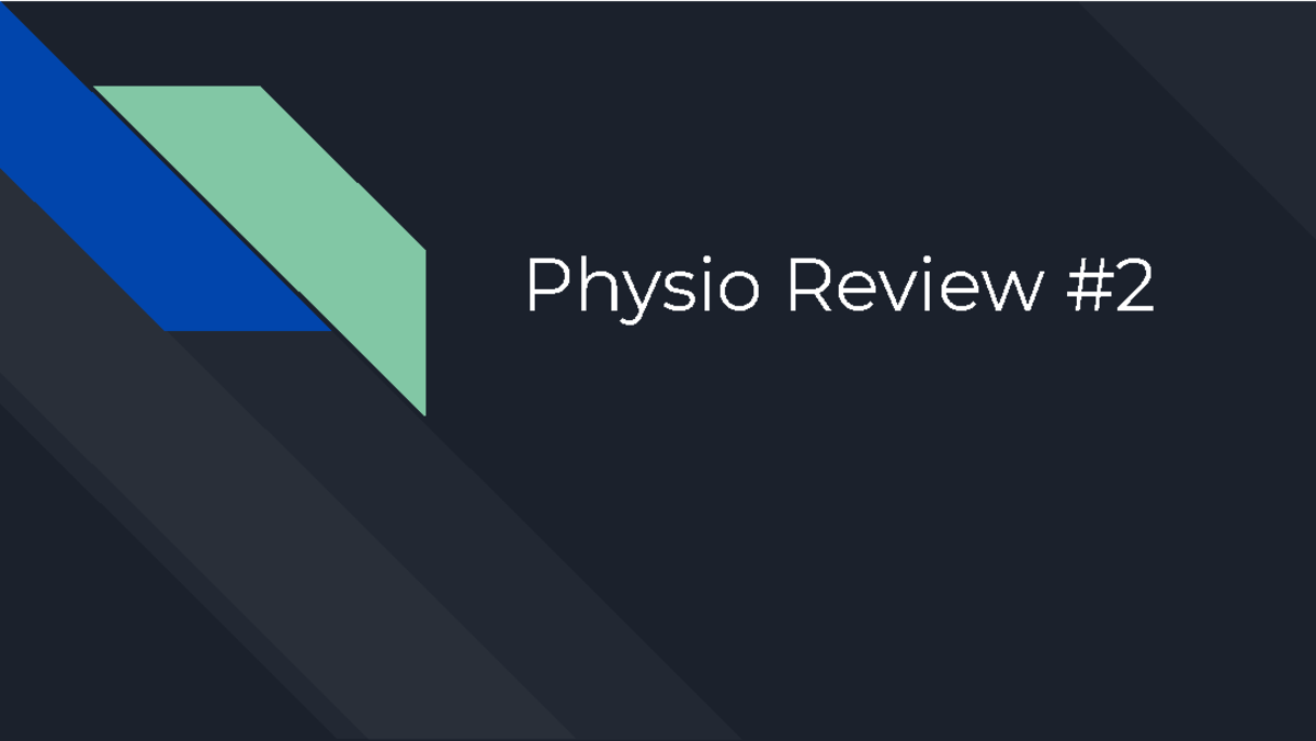 Exam 1 - Physio Study Table #2 - Physio Review Issac Ichoa & Ram Hirpara Epithelial Transport ...