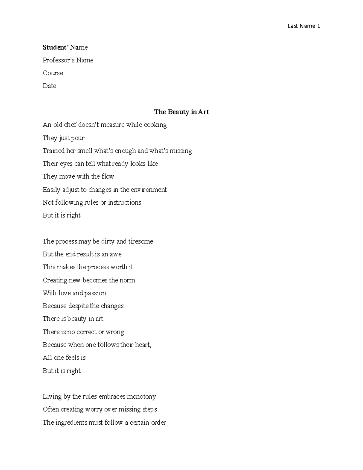 Poetry A Common Course For English And Literature Studies Student
