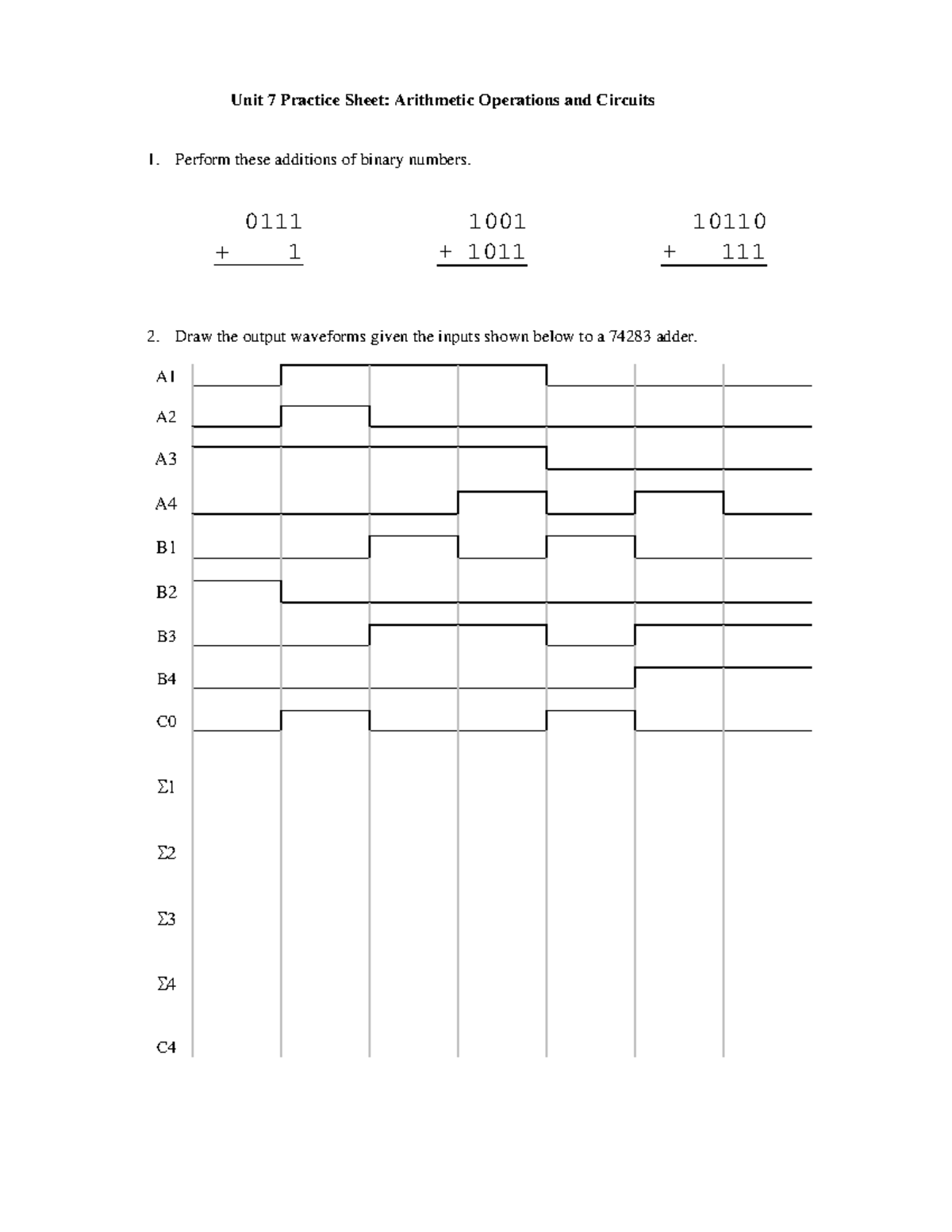 Taller Chapter 7 - SIN DESCRIPCIONES - Unit 7 Practice Sheet ...