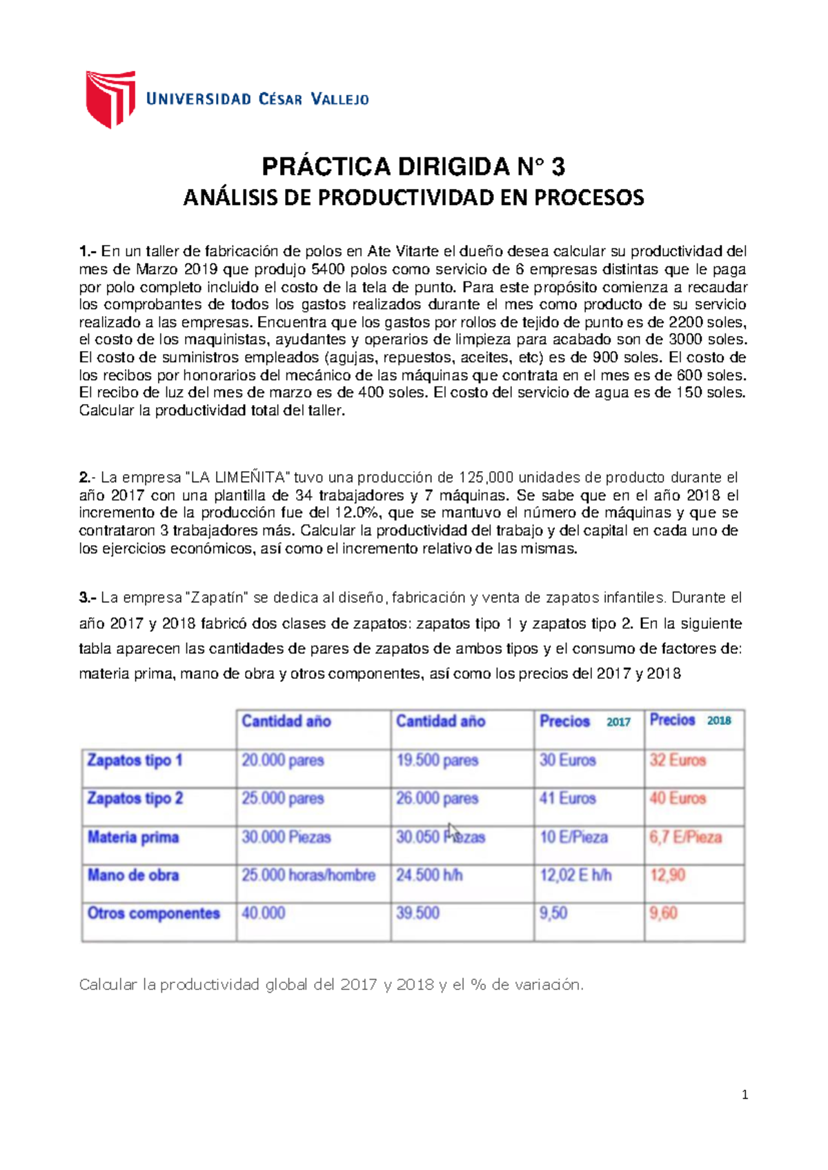 Analisis DE Procesos - DIRECCIÓN ESTRATÉGICA DE OPERACIONES - 1 PRÁCTICA DIRIGIDA N° 3 ANÁLISIS ...