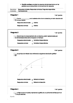 Actividad 6 Proyecto Integrador etapa 2, metodos numericos - Métodos Numéricos - Studocu