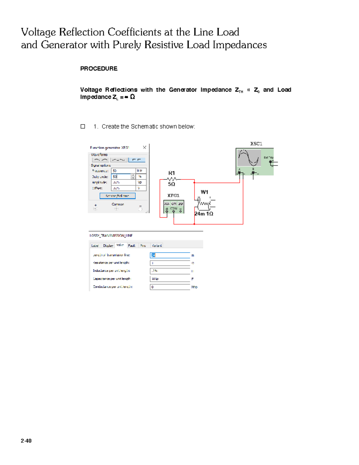 ECE143L-Activity #3b - Transmission Line Measurements Under Transient ...