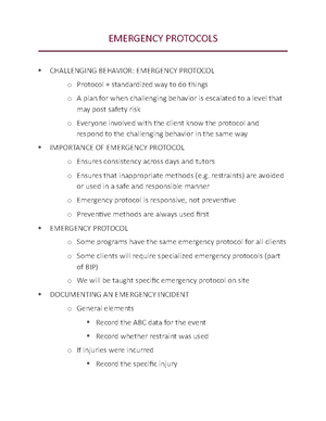 Behavior Reduction Procedures - BEHAVIOR REDUCTION PROCEDURES ...