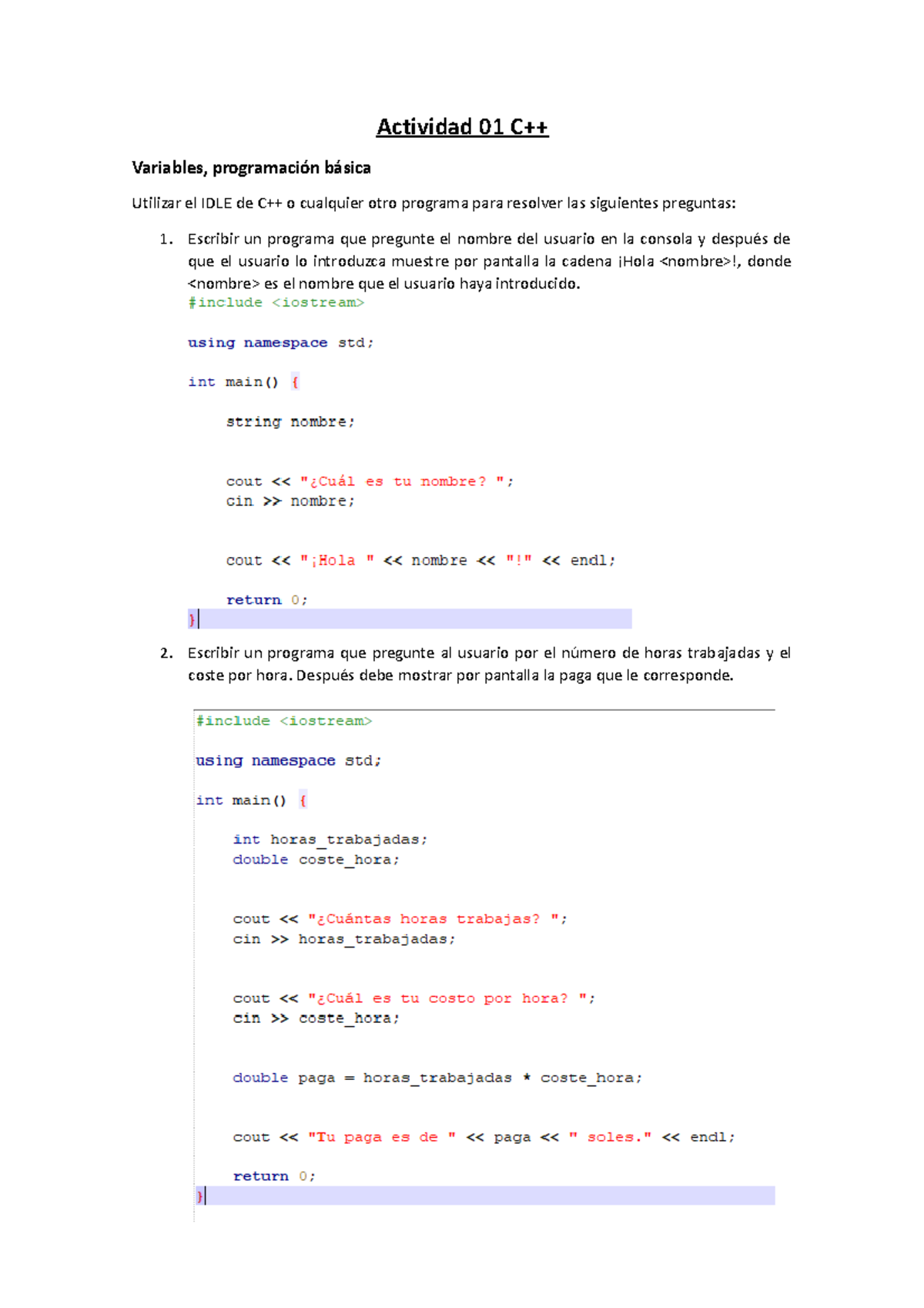 Actividad 01 -C++ Castillo Elías - Actividad 01 C++ Variables ...