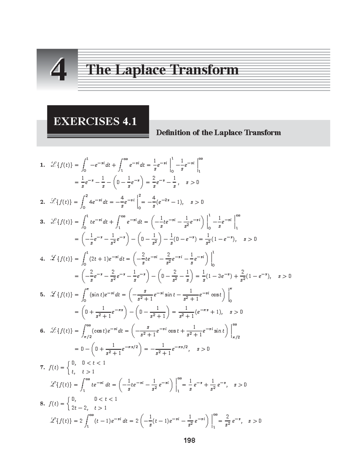 Preview Files Chapt 04 - 44 The Laplace Transform EXERCISES 4 ...
