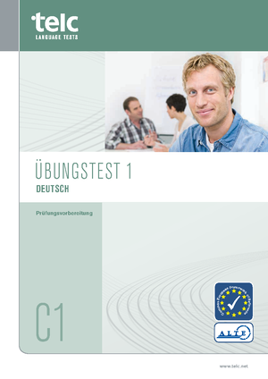 Telc deutsch c1 uebungstest 1 format 2016 - C ÜBUNGSTEST 1 DEUTSCH ...