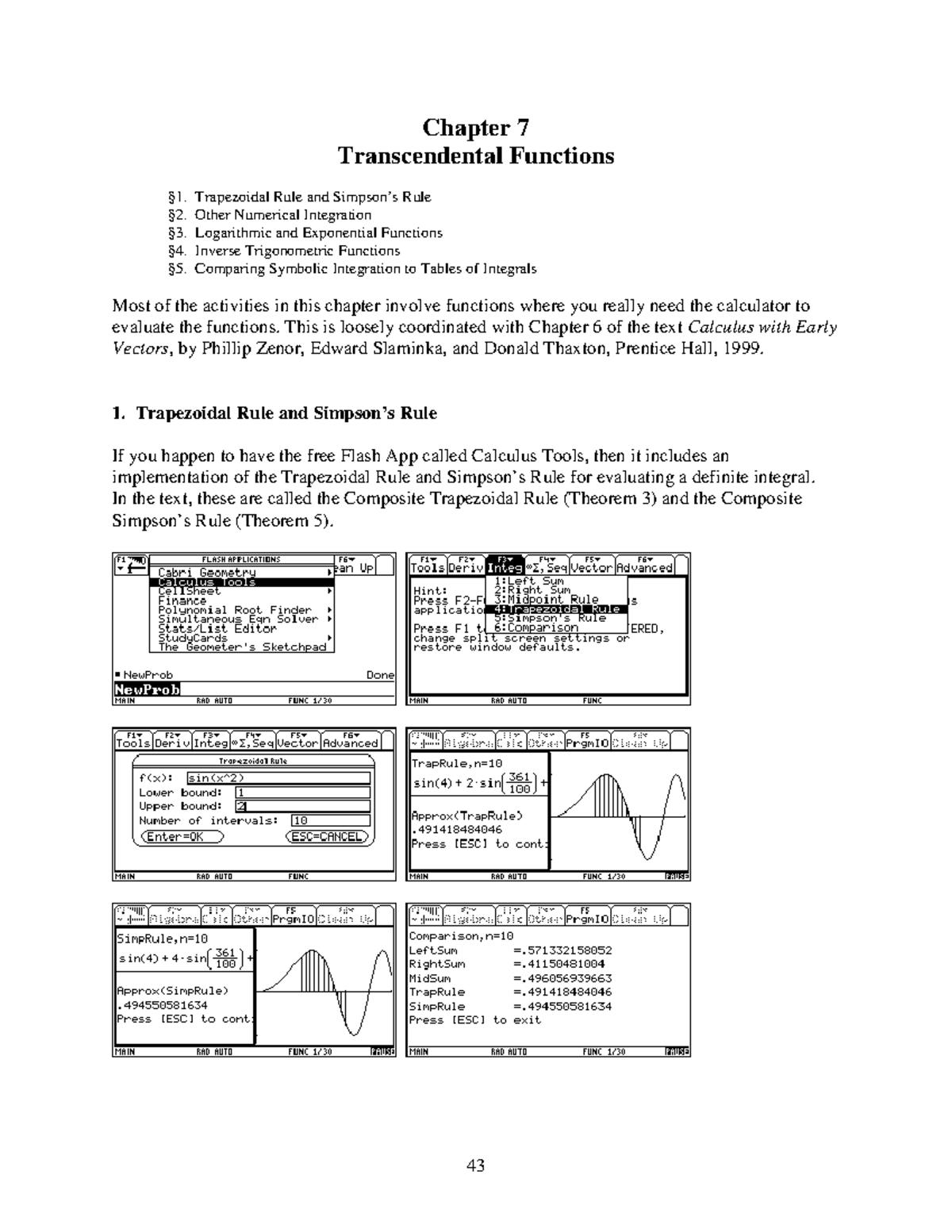 Math 1700 tutorial 7 - Chapter 7 Transcendental Functions §1 ...