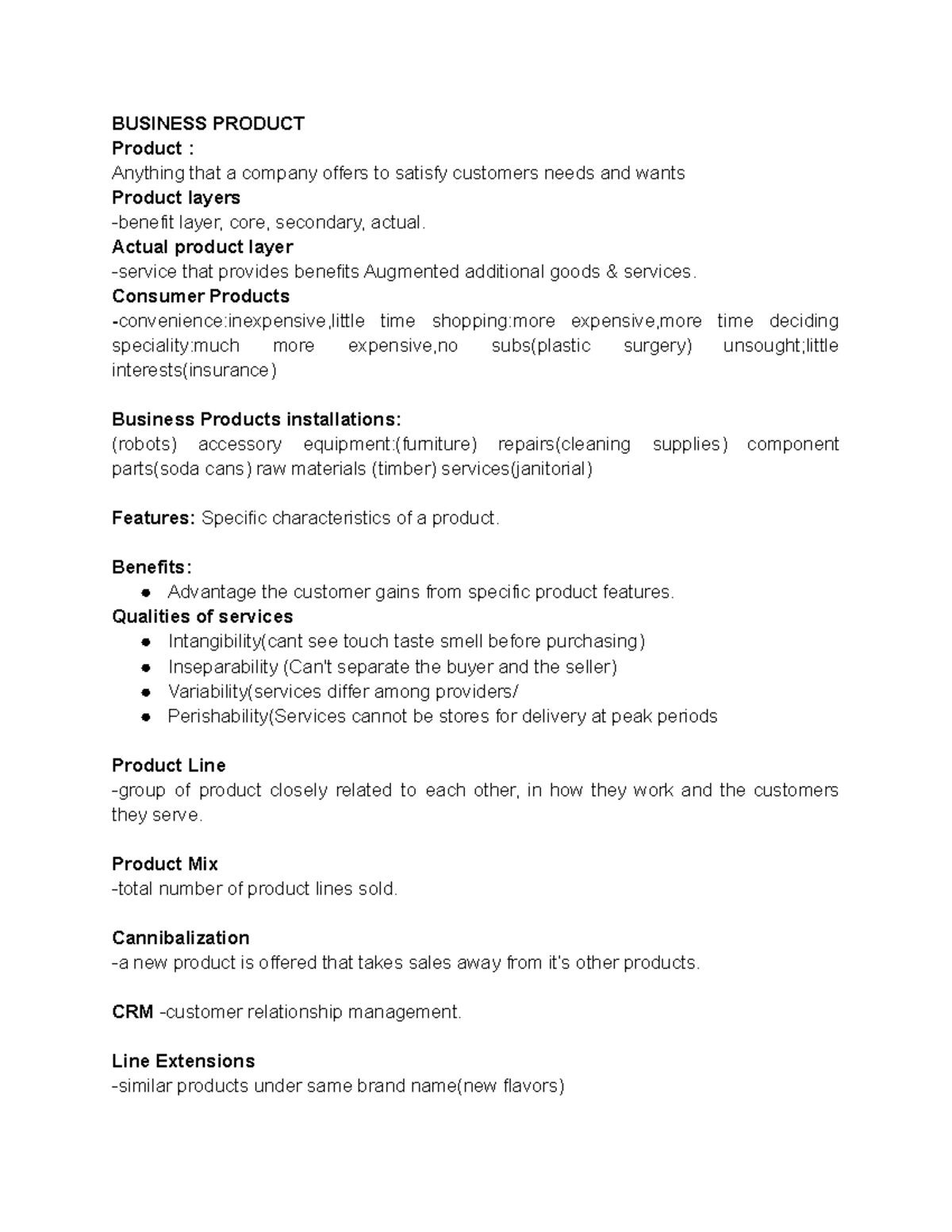 Business Product AND Business Product Installations-notes - BUSINESS ...