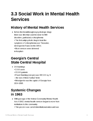 3.4 Social Work in Substance Abuse Services - Let’s look at:––––Some ...