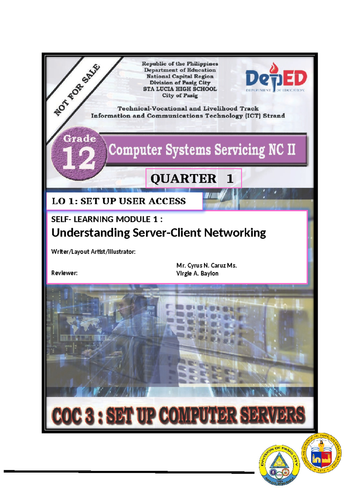 Tvl Css 12 Q1 M1 Tvl Computer Lo 1 Set Up User Access Mr