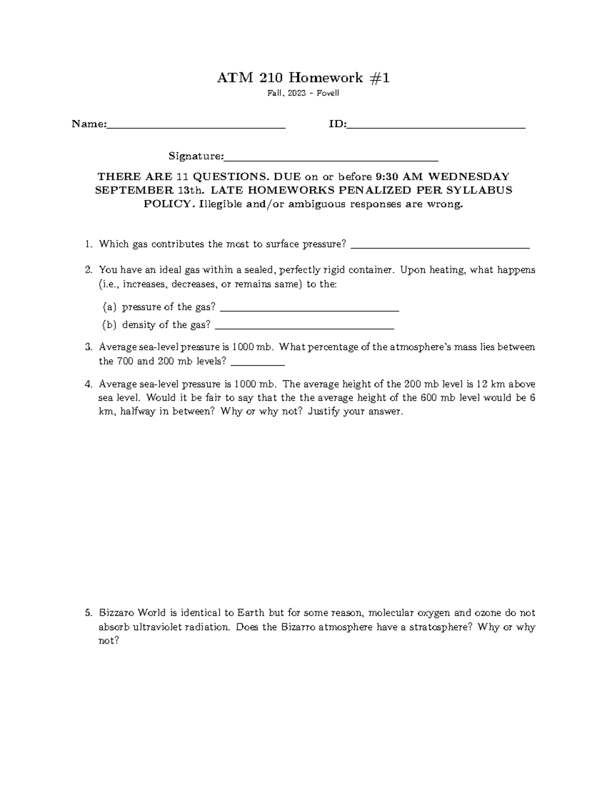 ATM210 HW01 - Homework 1 - ATM 210 Homework Fall, 2023 – Fovell Name ...