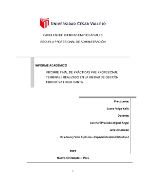 Examen PLC IV Nivel (Salida) 2022-2 - PRUEBA DE NIVEL DE LOGRO DE COMPETENCIAS DE FIN DE CARRERA ...
