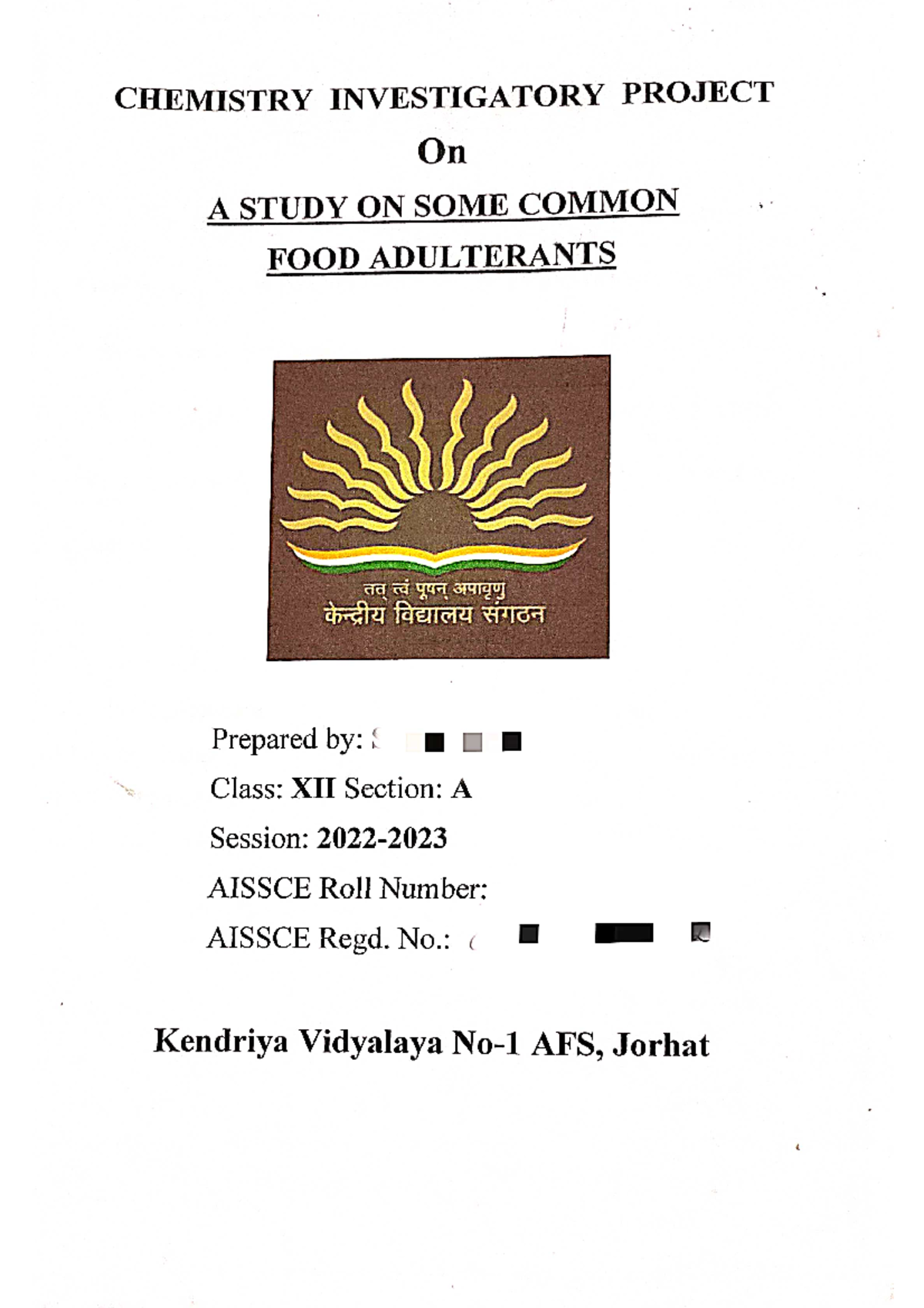 Sample - chemistry - Studocu