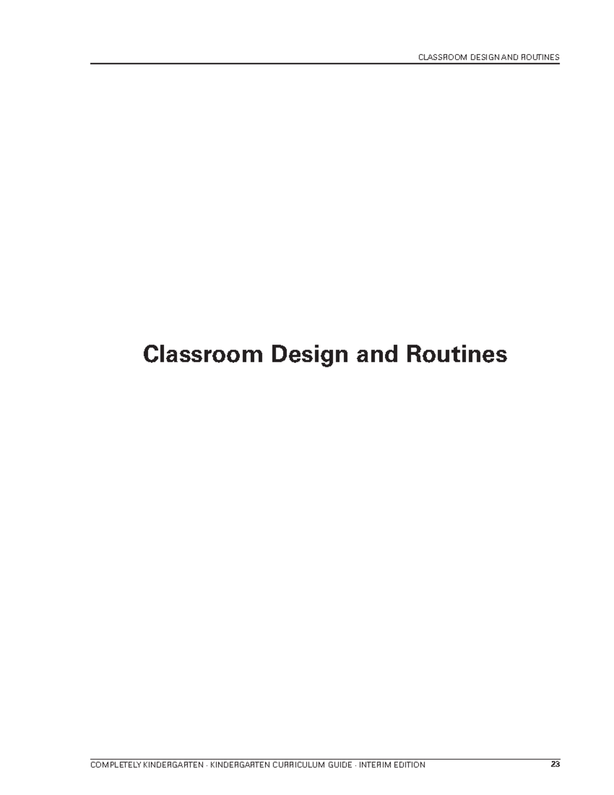 K12 curriculum guides completely kinder 6 - Classroom Design and ...