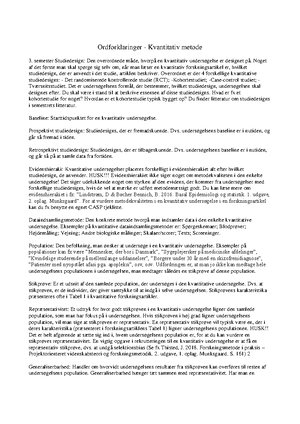 5 semester eksamen (litteraturliste) - Case: 4. Jane 5. semester eksamen Litteraturliste ...