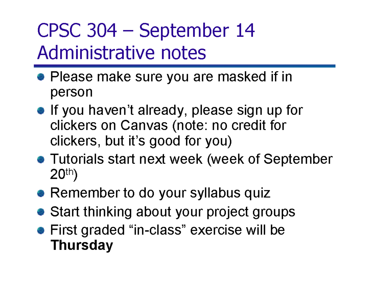 2 Conceptual Design post Sep 14 - CPSC 304 - UBC - Studocu