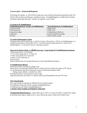 Lecture 17 notes - Anthro 102: Primate Origins Cenozoic Era: Age of ...