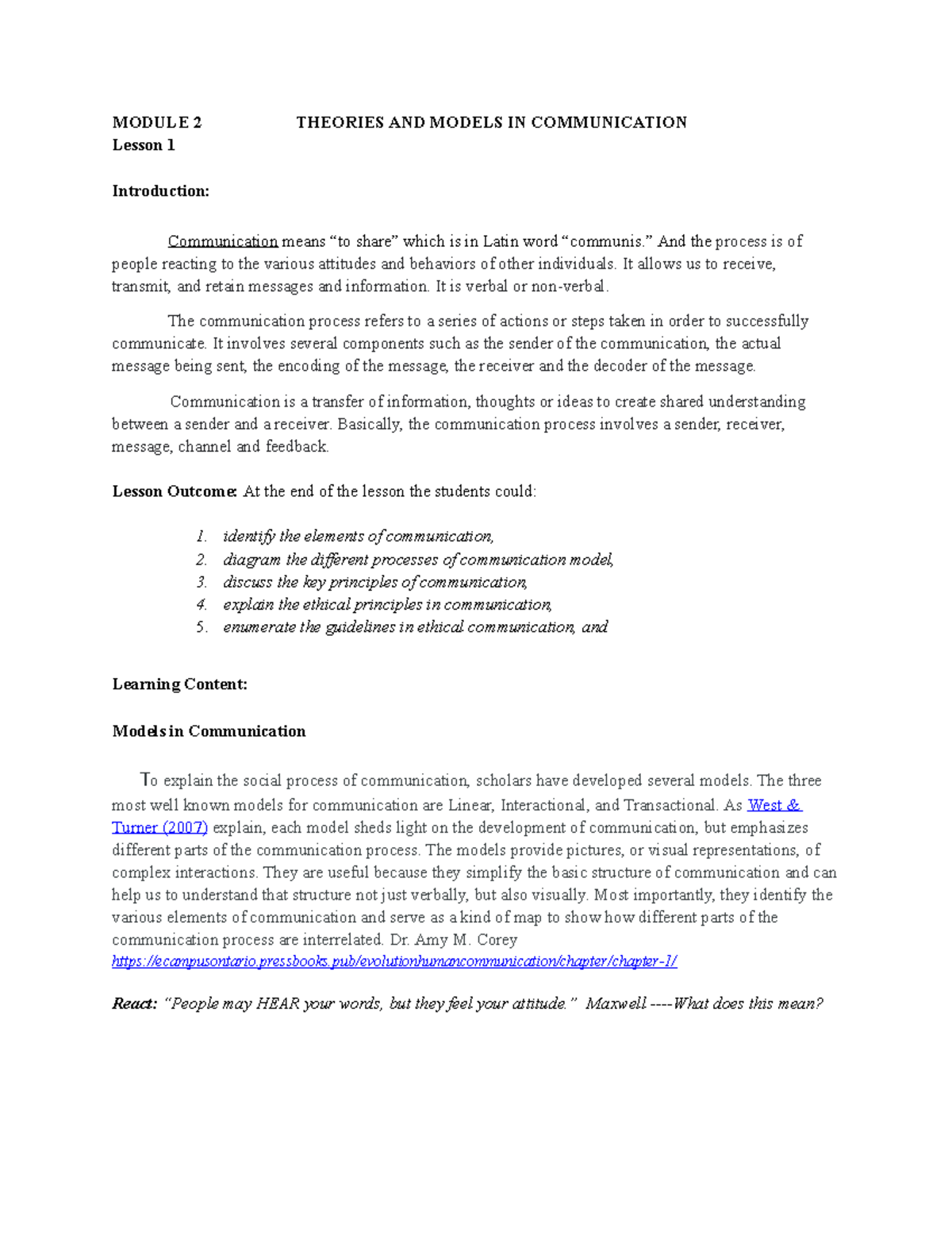 Module-2-Lesson-1-Theories-and-Models - MODULE 2 THEORIES AND MODELS IN ...