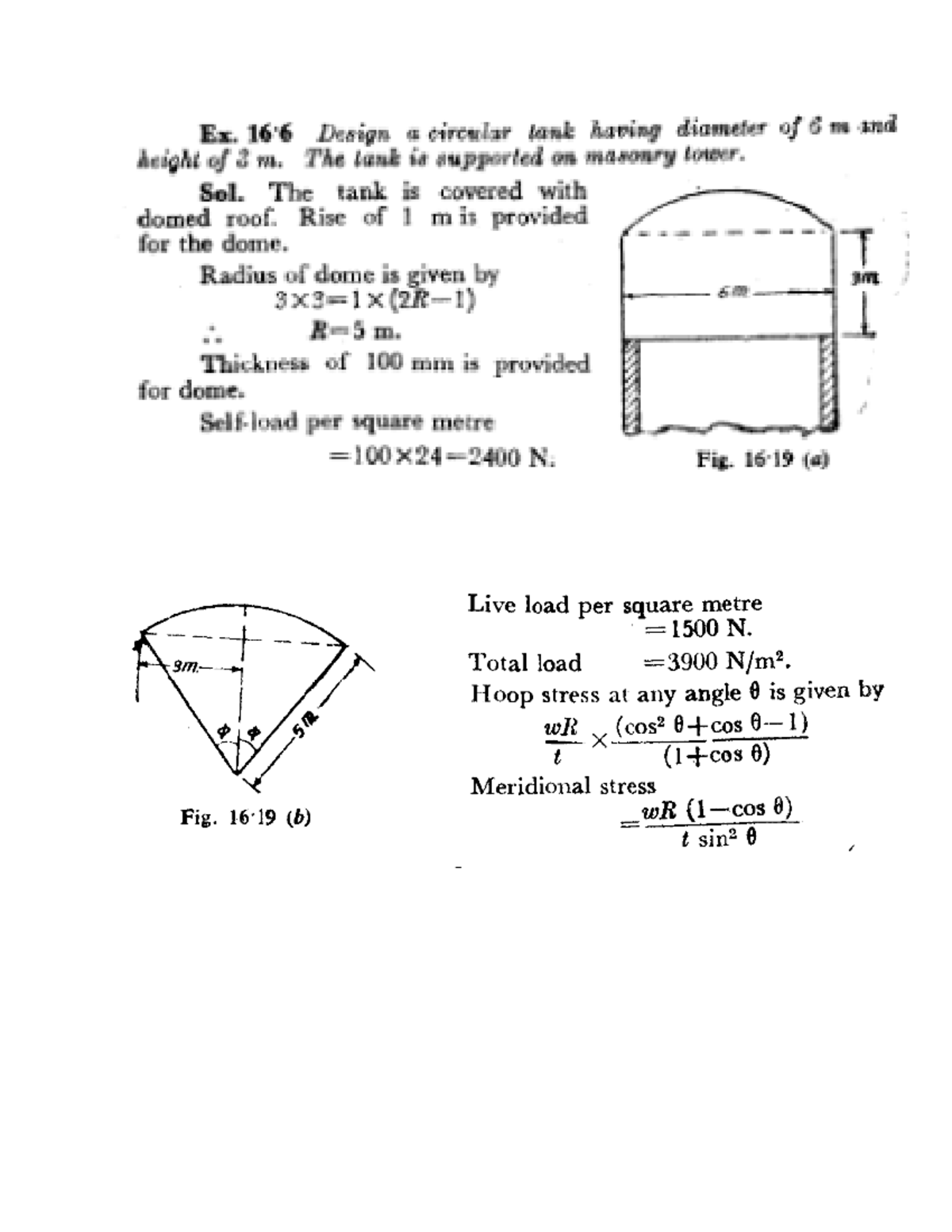 Circular Tank-example - Design of Structural Systems - Studocu