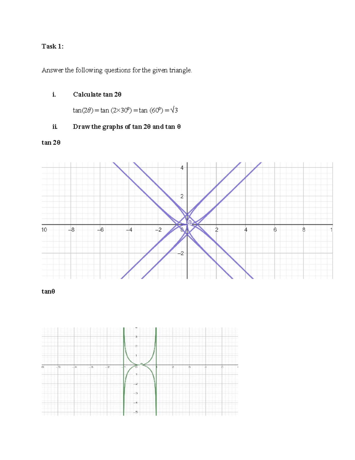 College Algebra Maths Assignment Unit 7 - Task 1: Answer the following ...