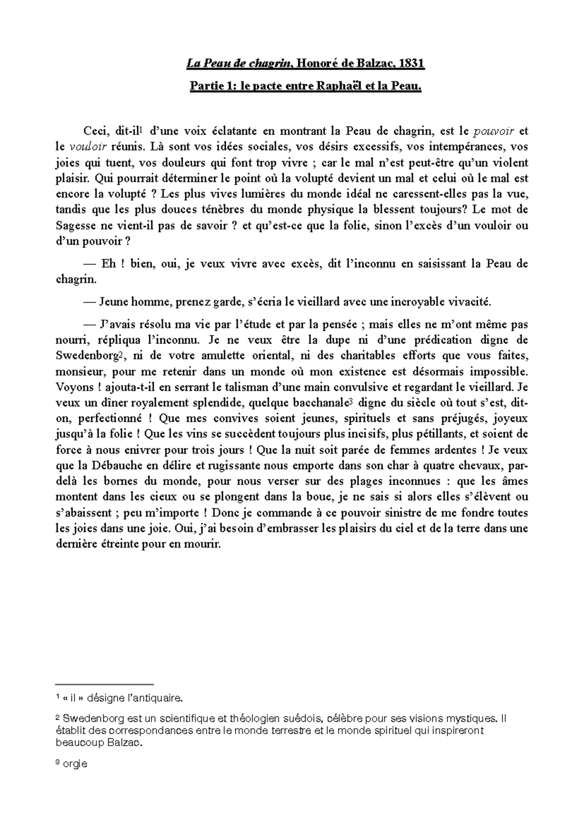 20240502 134206 - extrait texte vierge bac - La Peau de chagrin, Honoré ...