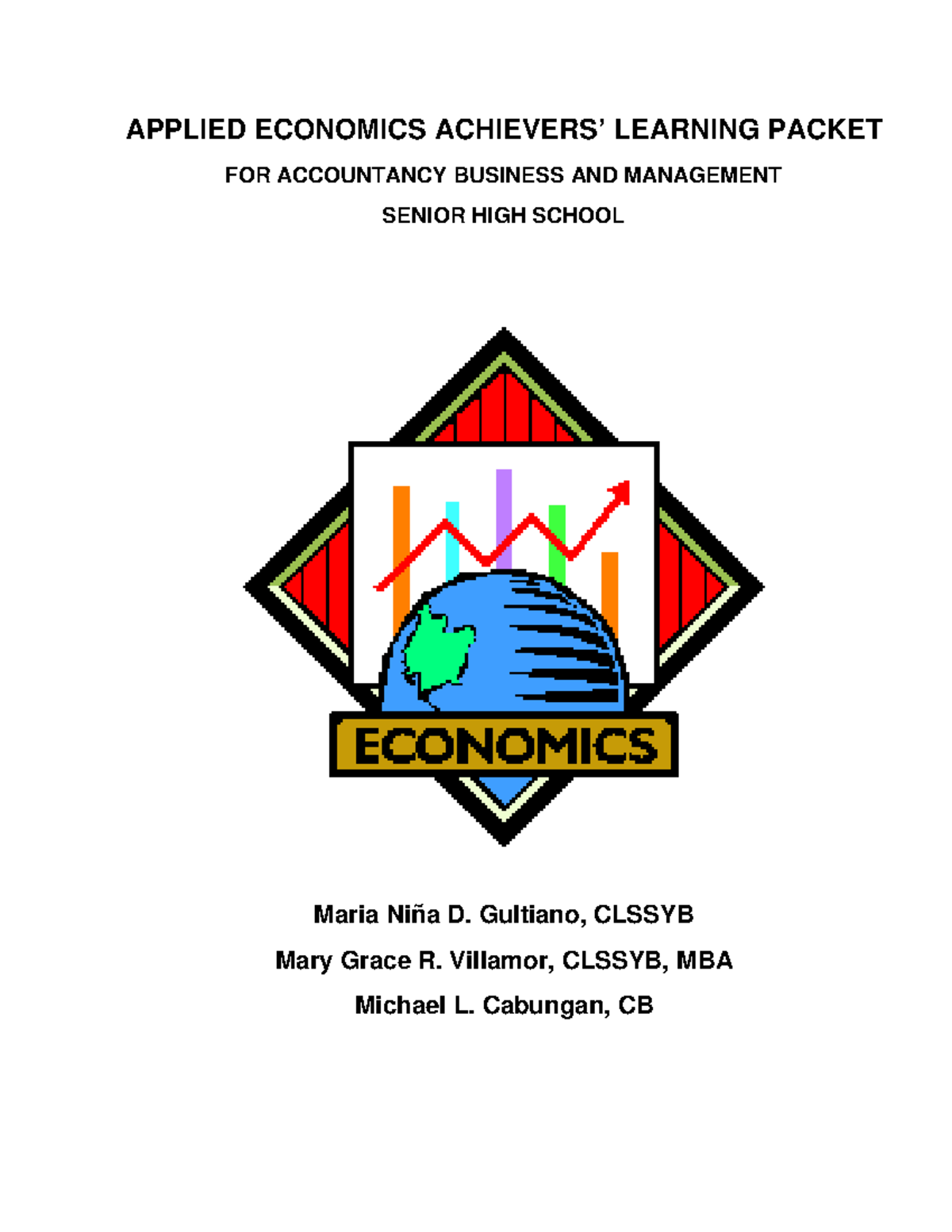 Applied Economics E-BOOK - APPLIED ECONOMICS ACHIEVERS’ LEARNING PACKET ...