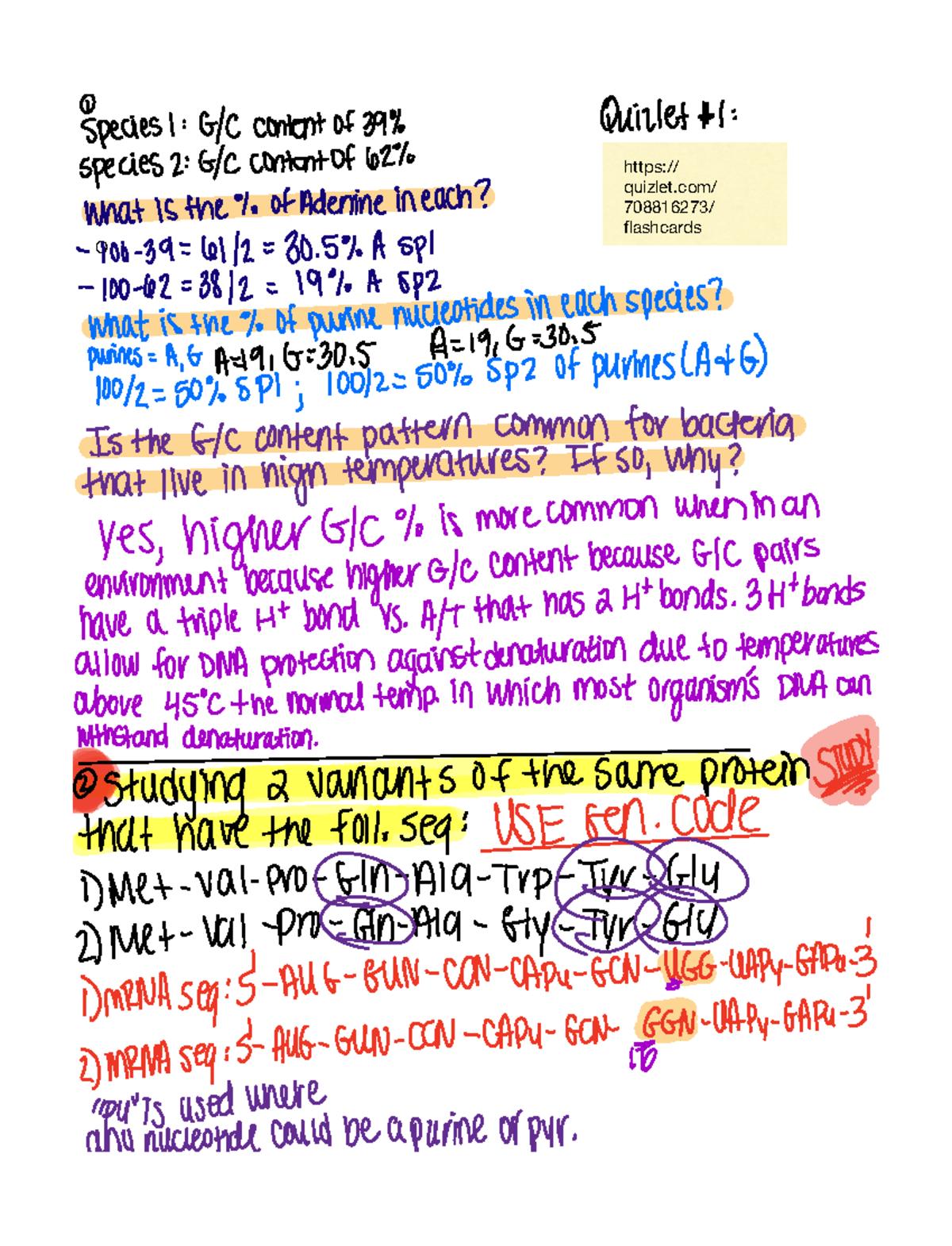 Genetics EXAM 2 Prep - Content material review and summary for exam 2 ...