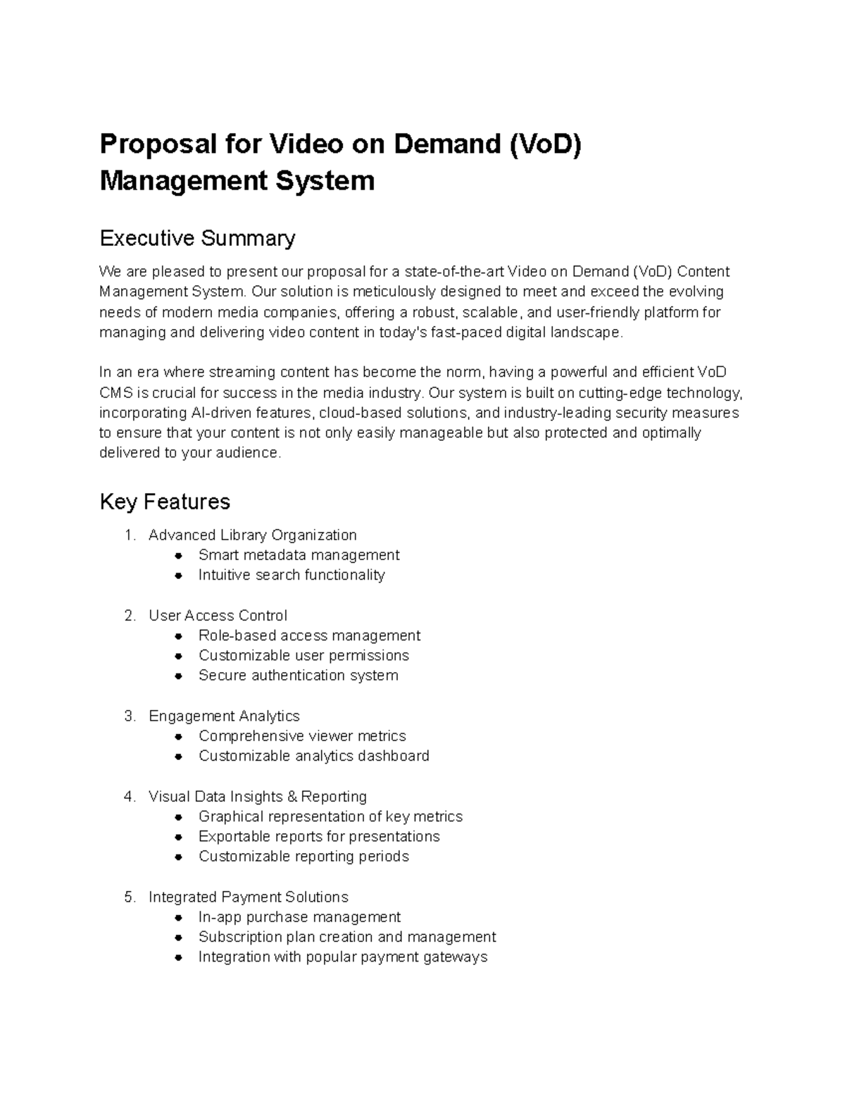 Vo D proposal - DescriptionDescriptionDescriptionDescription - Proposal ...