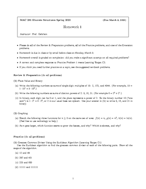 HW8 - HWS - MAC 281 Discrete Structures Spring 2020 (Due May 18, 2020) Homework 8 Instructor ...