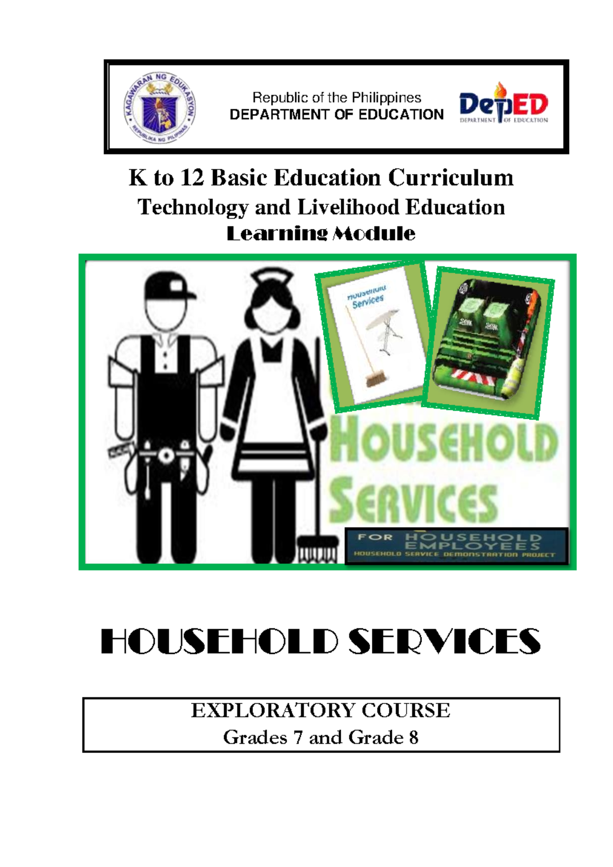 TLE Household Services - K to 12 Basic Education Curriculum Technology ...