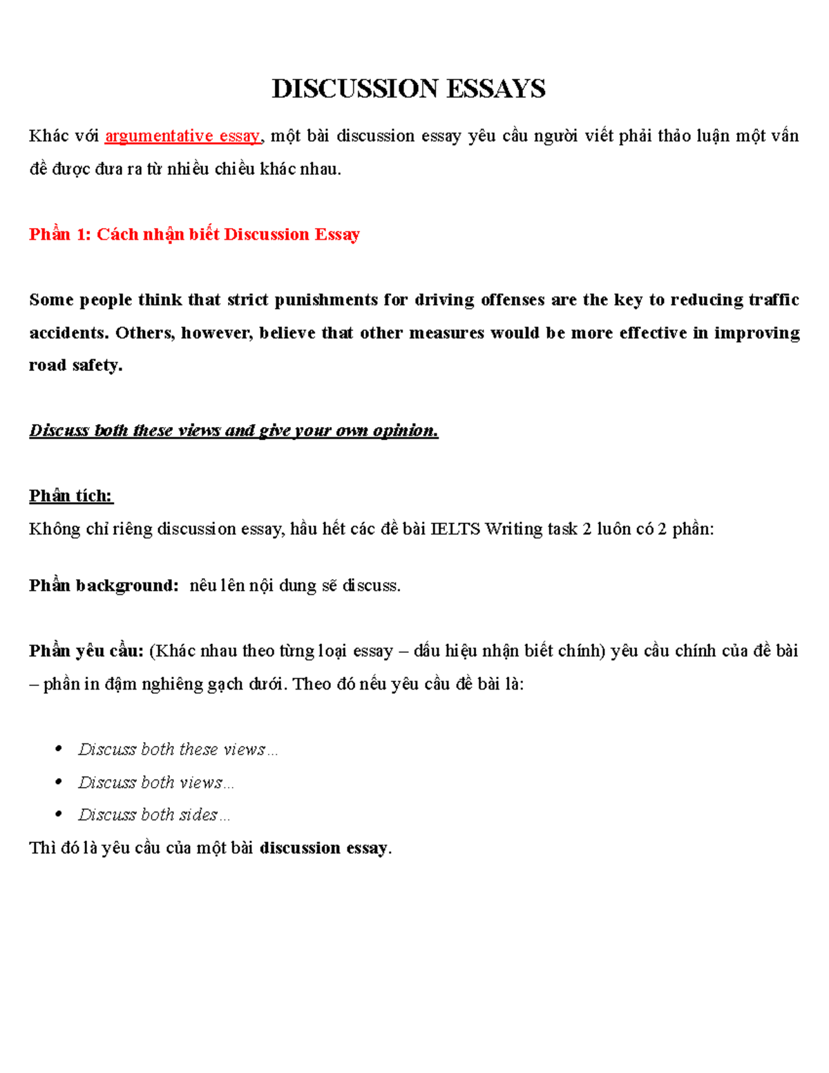 3. HOW TO Write Discussion Essays - DISCUSSION ESSAYS Khác với ...