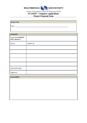 Mini Project Semester 1 2022 2023[6513] - COLLEGE OF COMPUTING AND ...